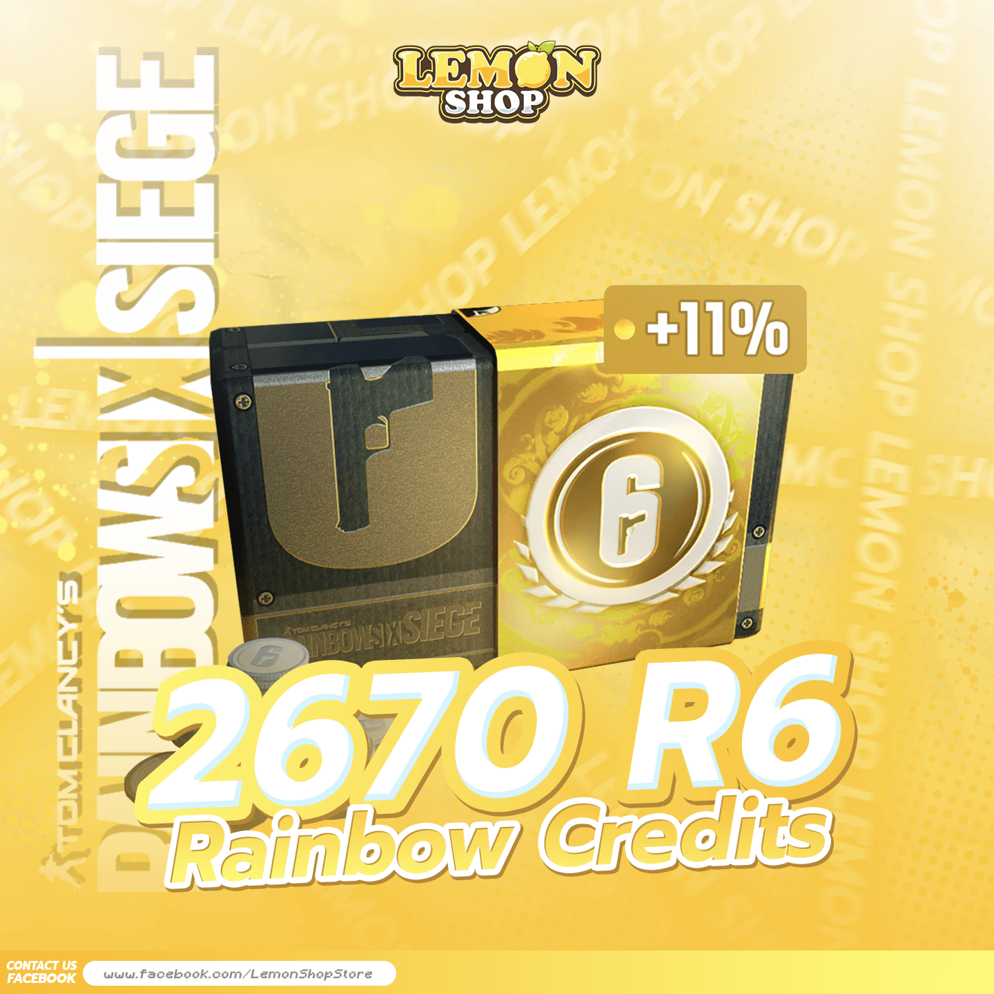 2670 R6 Credits -- RAINBOW SIX -- • Lemonshop