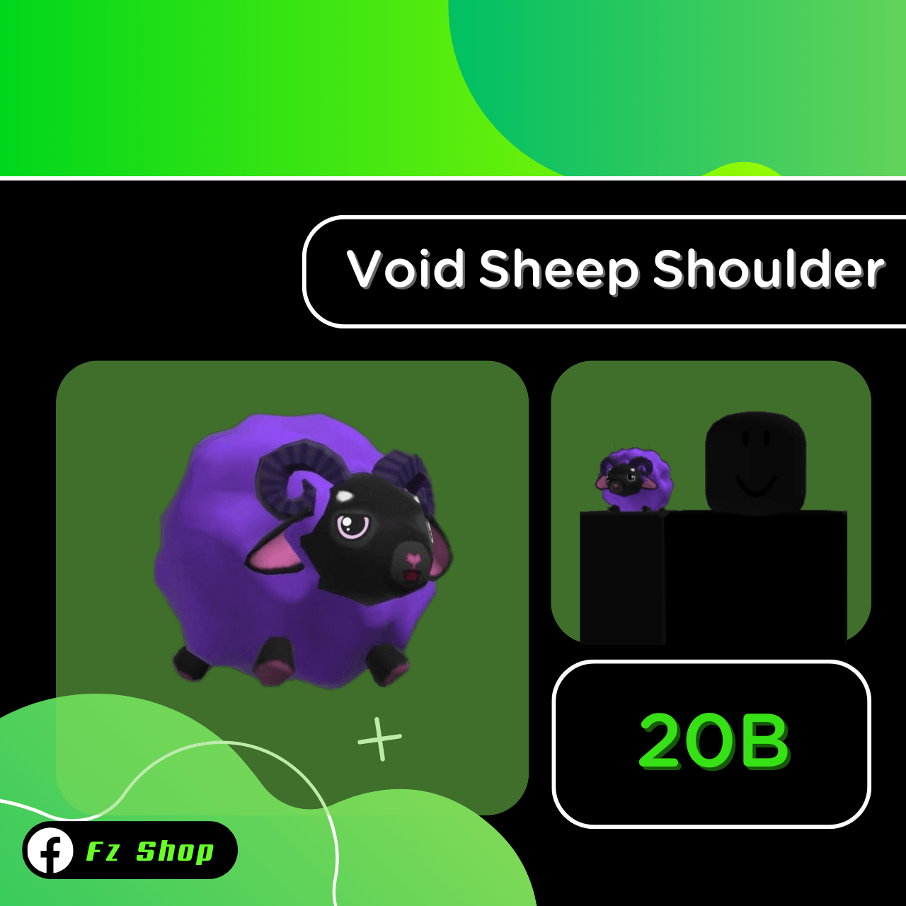 Void Sheep Shoulder • Fz Shop